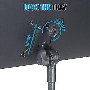 GLEAM Sheet Music Stand - Portable for Children and Carrying out Dual Use Desktop Book Stand