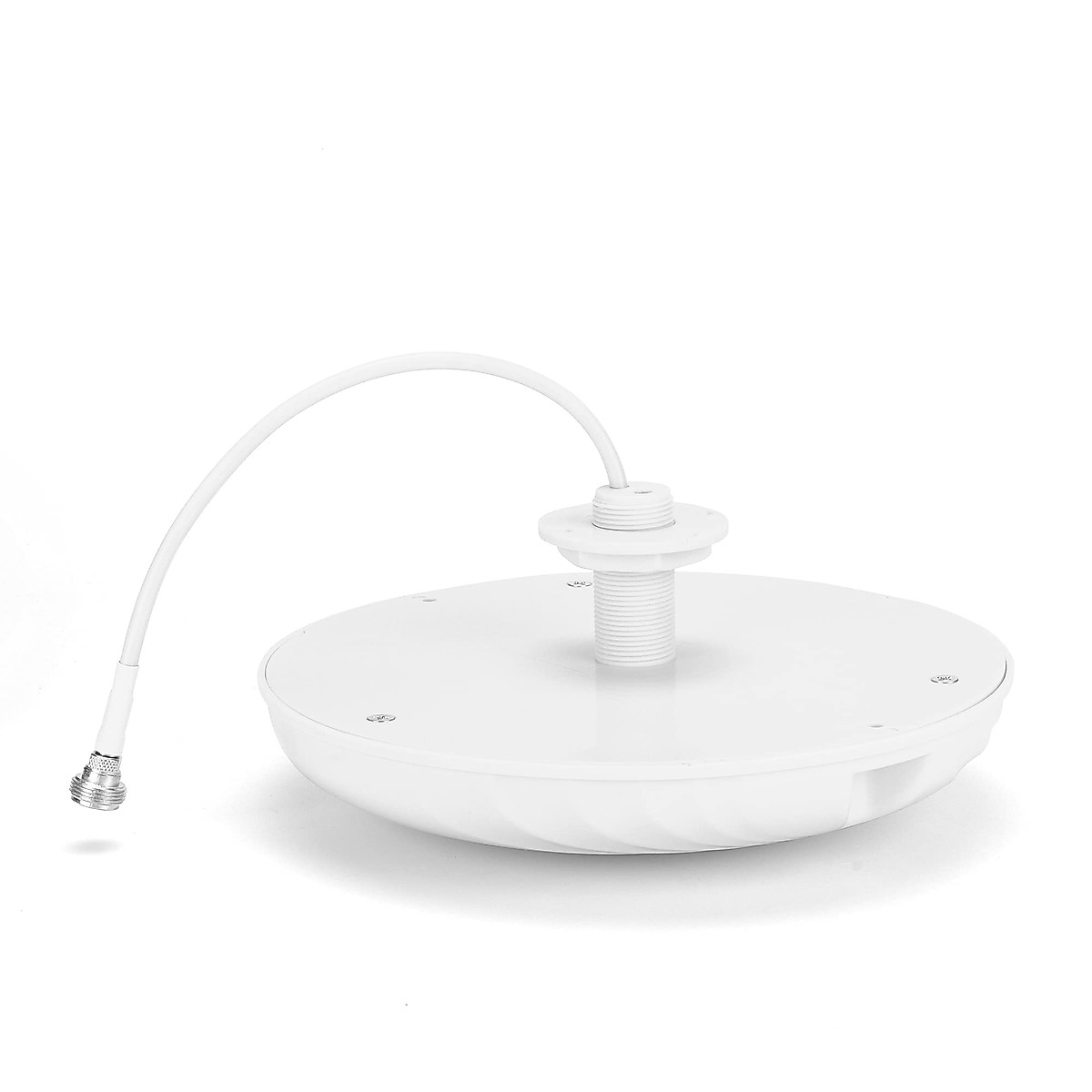 ZDTECH Ultra Thin Dome Ceiling Antenna, Omni-Directional Indoor Antenna, Wide Band Mount Dome Antenna with N-Female Connector for Cell Phone Signal Booster Router Gateway (698 to 4000 MHz)