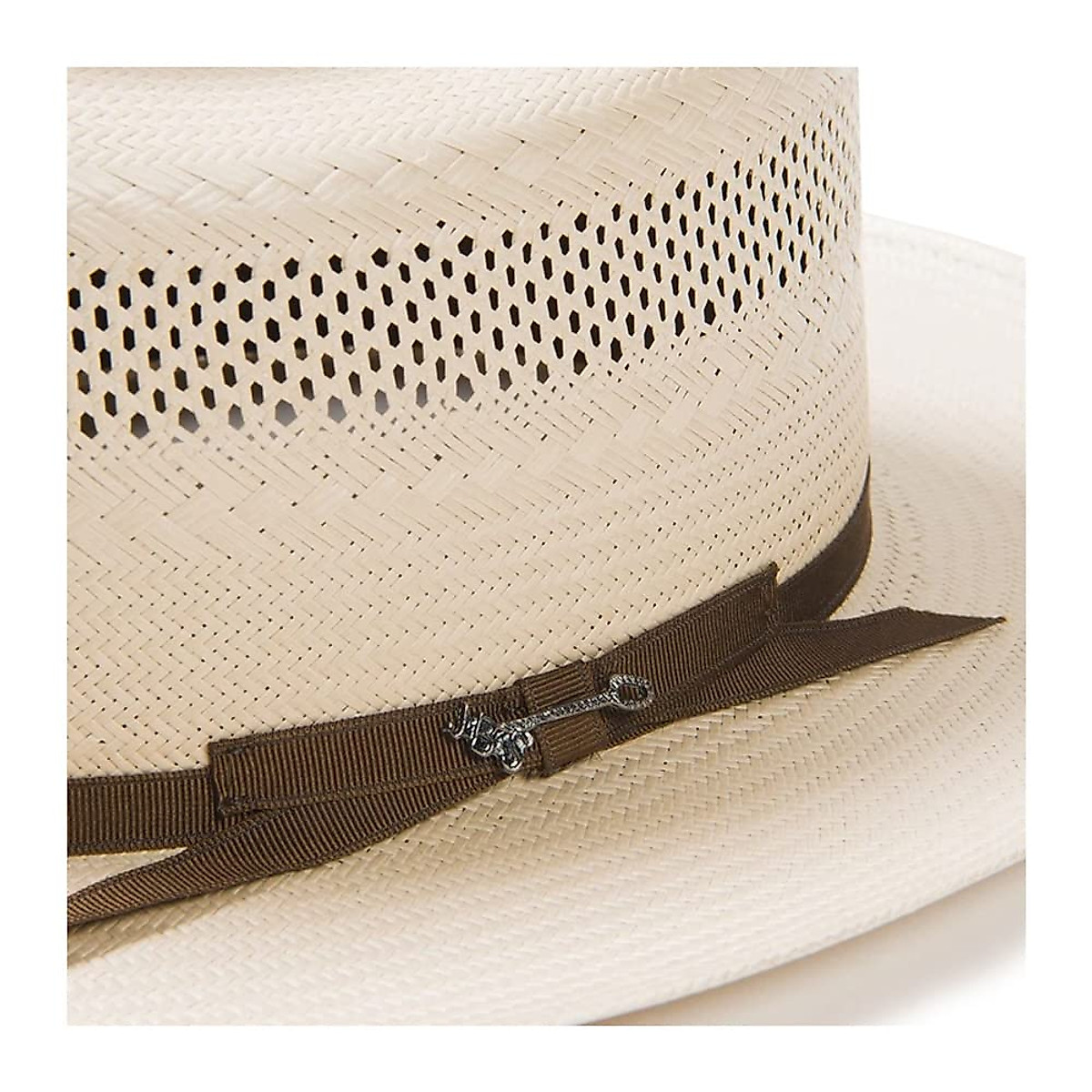 Stetson Men's Open Road 10X Vented Straw Cowboy Hat, Toast - 7 1/4