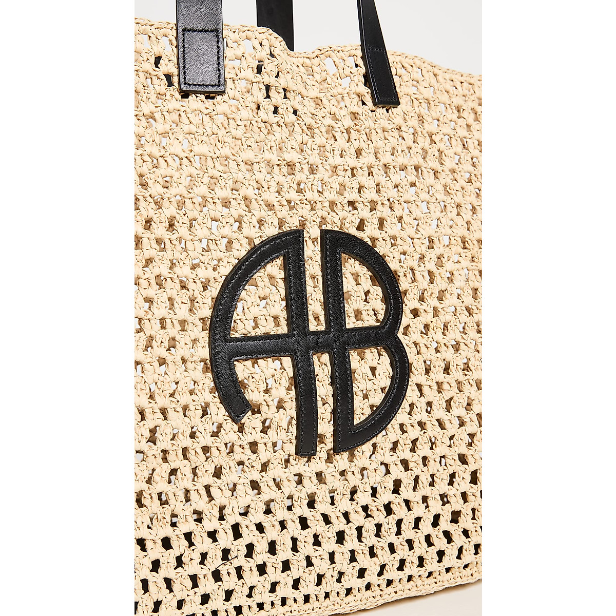 ANINE BING Women's Large Rio Tote, Sand, Tan, One Size