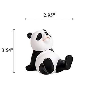 Stellar Panda Kawaii Phone Stand for Desk,Adjustable Compatible with Smartphones and Tablets,Cute Panda Smartphone Stand,Kawaii Room Decor Aesthetic (White)