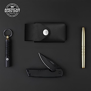 Leather Multitool Sheath for Leatherman Wave & Wave+ (Black) - Ultra Durable Full Grain Leather Belt Tool Holder - Multi Tool Holster for Belt w/Solid Brass Rivets - Premium Belt Accessories for Men