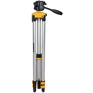 DEWALT Laser Level Tripod, ¼ x 20 Thread Mount, Collapsible Legs, Non-Skid Feet, Carrying Pouch Included (DW0881T)
