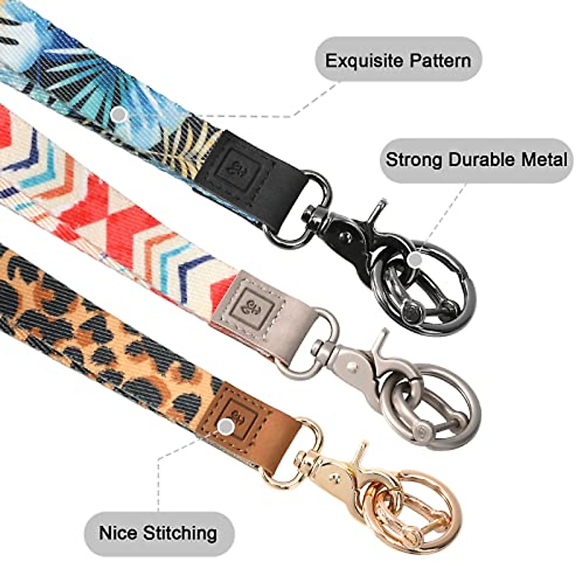 MNGARISTA Hand Wrist Lanyard Key Chain, Cool Keychain Wristlet, Wristlet Strap with Car Keychain, Original