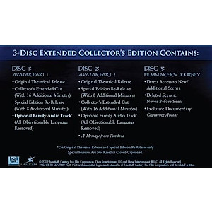 Avatar - 3-DVD Collector's Edition, Extended Collector's Edition