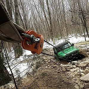 GearAmerica Snatch Block 9Ton | Heavy Duty Winch Pulley System for Synthetic Rope or Steel Cable | Double your Winch Capacity, Extend Life, Control Direction of Pull | Best Off-Road Recovery Accessory