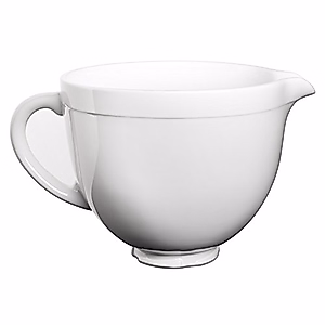 KitchenAid KSMCB5LW 5-Qt. Tilt-Head Ceramic Bowl - White Chocolate