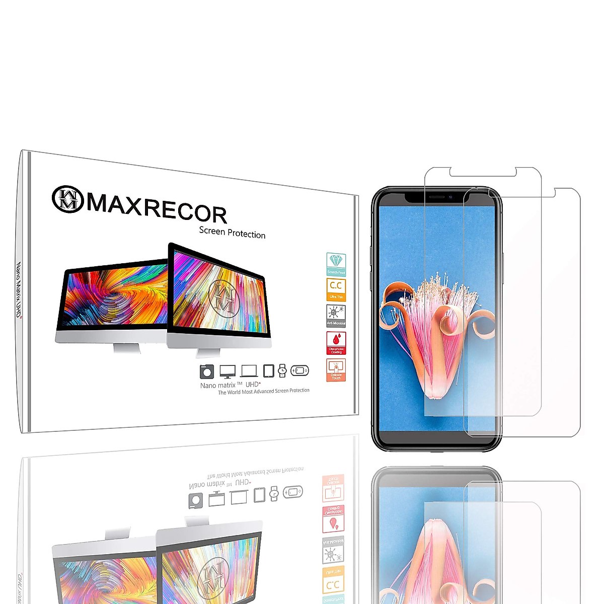 Screen Protector Designed for Vtech InnoTAB - Maxrecor Nano Matrix Anti-glare (Dual Pack Bundle)