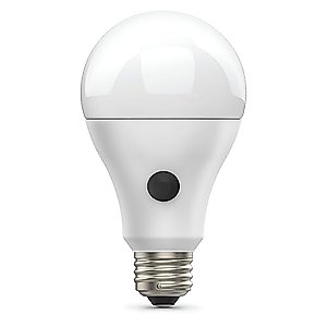 Feit Electric LED Built-in Battery Backup Intellibulb - A21 with an E26 Medium Base Light Bulb - 60W Equivalent - 15 Year Life - 800 Lumen - 2700K Soft White