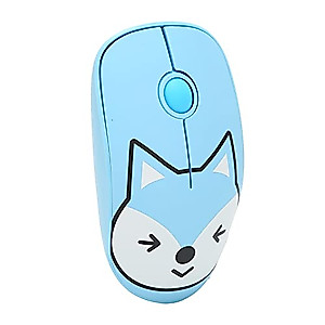 Pomya Wireless Gaming Mouse,Portable Office Mouse Computer Mouse, Smart Sleep Modes 2.4GHz Ergonomic Cherry Roller USB Mouse for Girl Gaming Mouse