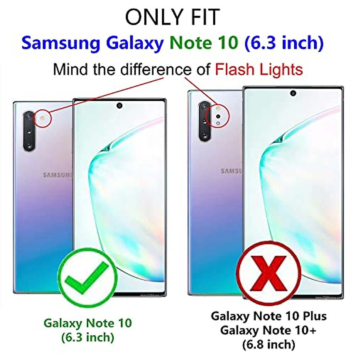 Samsung Galaxy Note 10 Case Galaxy Note 10 5G Case Military Grade Shockproof with Kickstand Stand Built-in Magnetic Car Mount Armor Heavy Duty Protective for Galaxy Note 10 5G Phone Case (Blue)