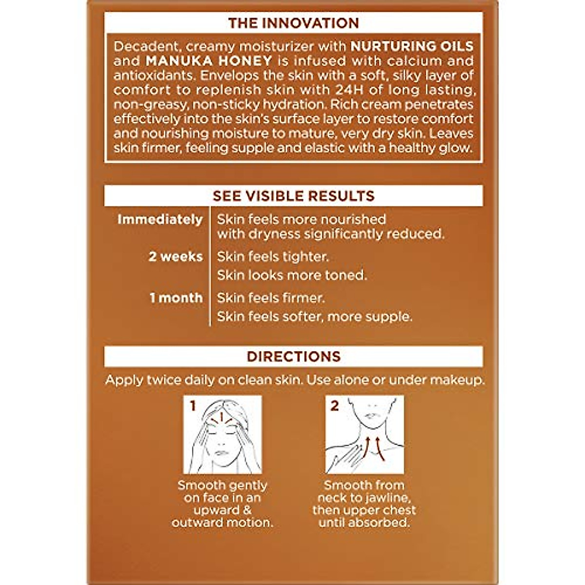 L'Oreal Paris Skincare Age Perfect Hydra Nutrition Ultra Nourishing Honey Night Balm, Face Moisturizer to Comfort, Improve Resilience on Dry Skin, Manuka Honey and Nurturing Oils, 1.7 oz.