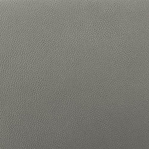 Armen Living Madrid 30" Bar Height Swivel Modern Grey Faux Leather and Brushed Stainless Steel Bar Stool for Kitchen Island Counter