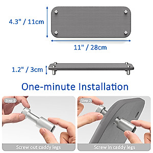 eipizx Sink Caddy Instant Dry Kitchen Sink Organizer Water Absorbing Fast Drying Stone Sink Tray For Soap Dispenser Quick drying Sink Caddy Sponge Holder For Kitchen Sink (2 Packs, Dark Grey)