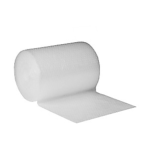 Duck Brand Bubble Wrap Roll, Original Bubble Cushioning, 12" x 60', Perforated Every 12" (1061835), Clear