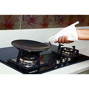 Heat Resistant Pot Holders 100% Cotton Made Everyday Quality Pot Holder Perfect for Cooking, Baking, Serving, Size 7" x 7" - White Color - (Pack of 20)