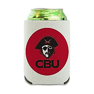 Christian Brothers University Primary Logo Can Cooler - Drink Sleeve Hugger Collapsible Insulator - Beverage Insulated Holder