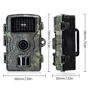 DUONIANHESJ 16MP 1080P Outdoor Camera Field Detection Infrared Camera 2.0 Inch TFT Color Display Day Night Use Hunts Night-Visions Camera (Color : PR100A Camera)