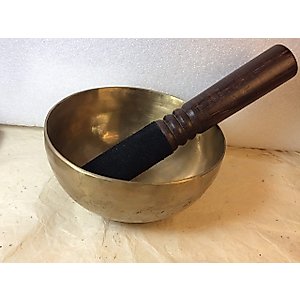 Singing Bowl Nepal-6" Fine Buddha Etching Hand made singing bowl with cushions and Mallet,Real handmade singing bowl from Nepal,healing bowls