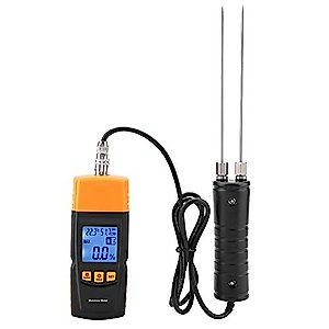 Multfunctional Dampness Meter GM620 Water Detector Adjustable Wood Moisture Tester for Wood Bamboo Cotton Paper