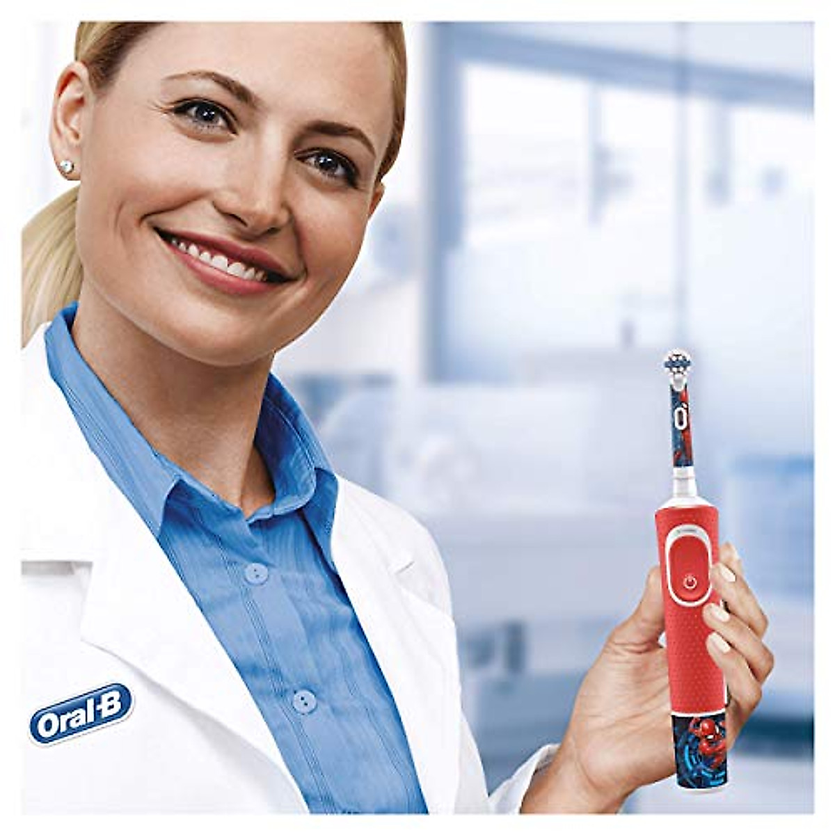 Oral-B Marvel Spider Man Electric Toothbrush Heads, Pack of 4, Ideal for Sensitive Teeth and Gums, Ages 3+