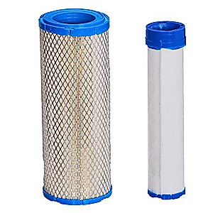 HIFROM Air Filter & Pre Filter Cleaner Oil Filter Spark Plug Tune Up Kit Compatible with Kawasaki FH601D FH680D FH721D FX651V FX691V FX730V 25 HP Engines Replacement for 11013-7020 49065-7010