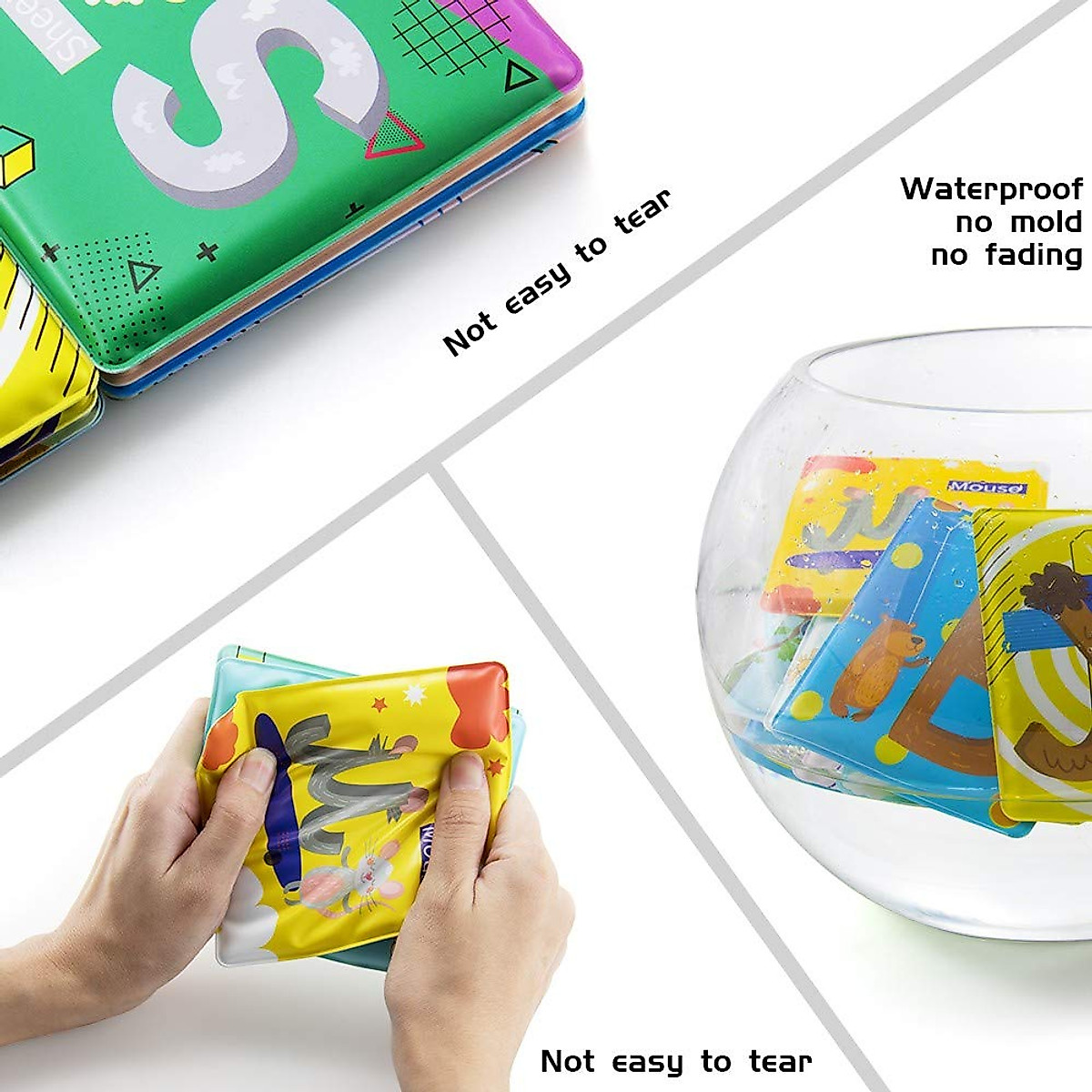 26 PCS Baby Soft Alphabet Cards Toys,Baby Bath Toy ABC Alphabet Baby Flash Cards Early Learning Educational Toy,Washable Waterproof Letter Toys for Toddler Kid Boy Girl 0 1 2 3 4Y