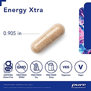 Pure Encapsulations Energy Xtra | Energy-Promoting Adaptogen Formula | 120 Capsules
