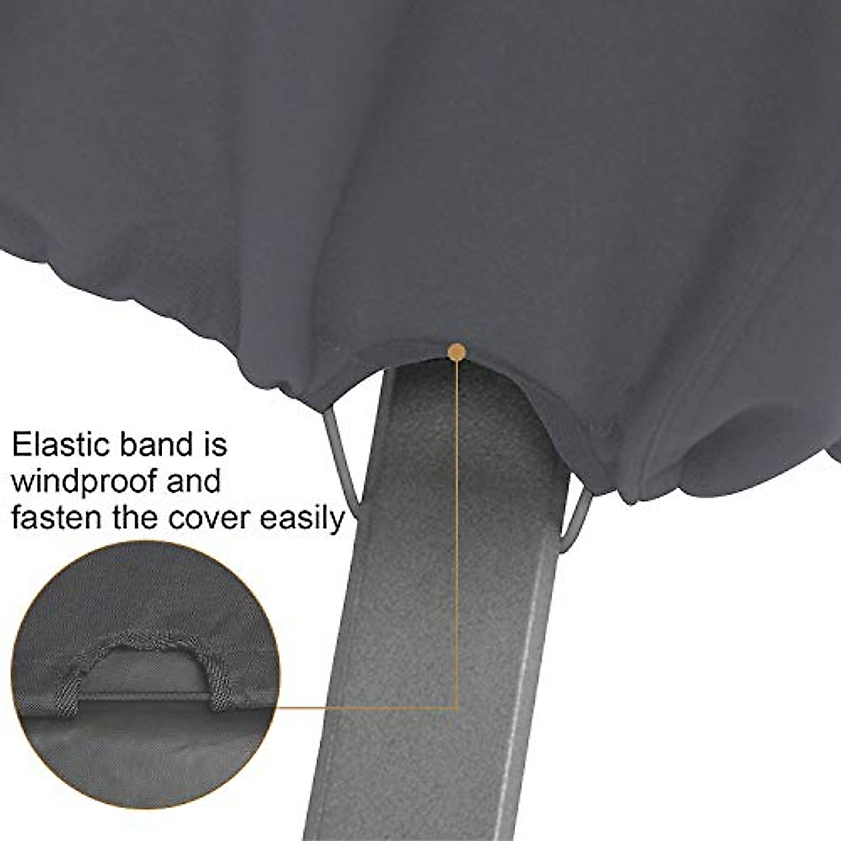 Covolo Fire Pit Cover Round Gas firepit Cover Outdoor Heavy Duty Kettle Cover Fireplace Cover Grill Cover, Durable Water Resistant, Lightweight, Eco-Friendly Furniture Cover 32x14 inch