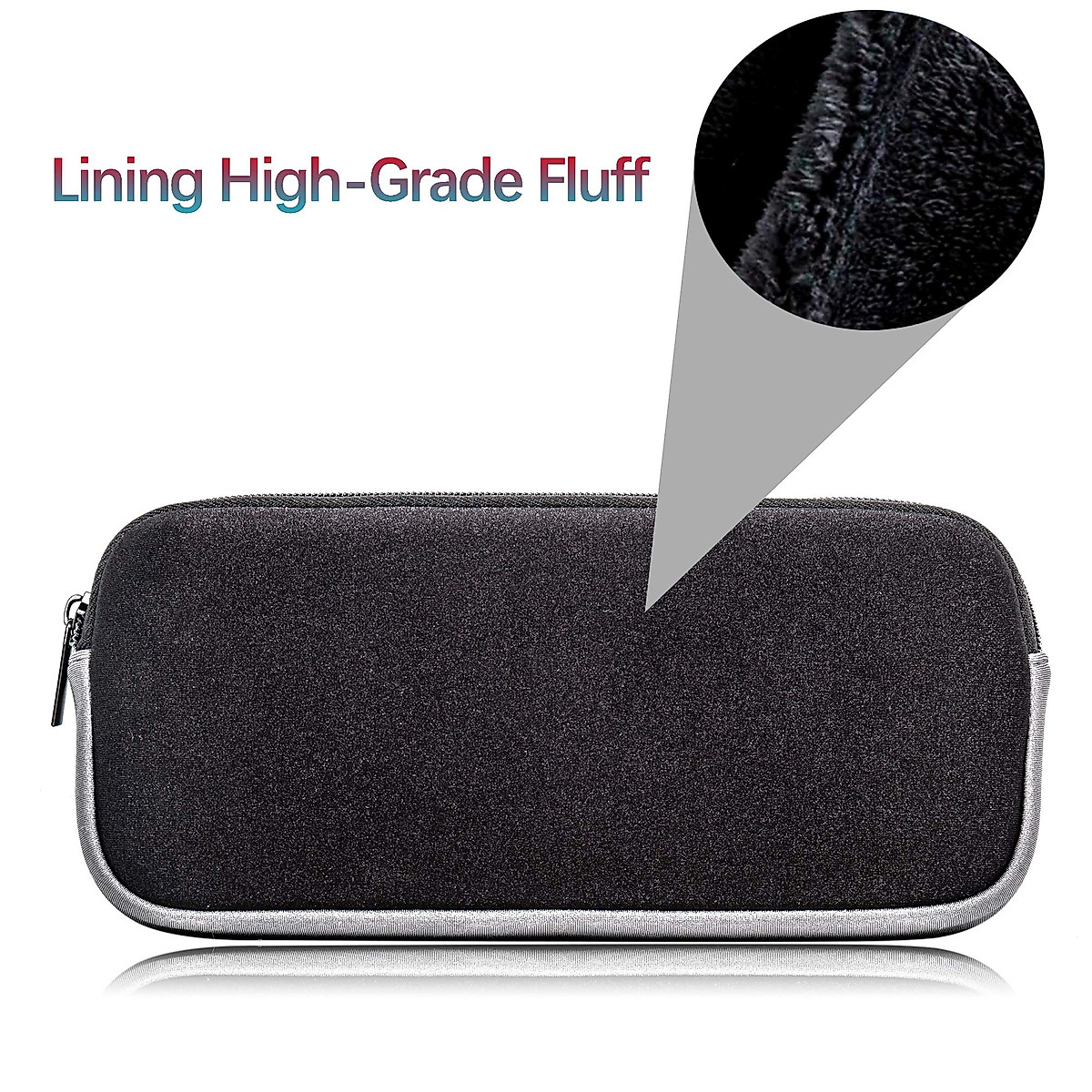 Carrying Case for Nintendo Switch with Transparent Hard Shell & Switch Screen Protector Dual Protection Large Capacity Deluxe Travel Storage Pouch Case for Nintendo Switch Console & Accessories-Black