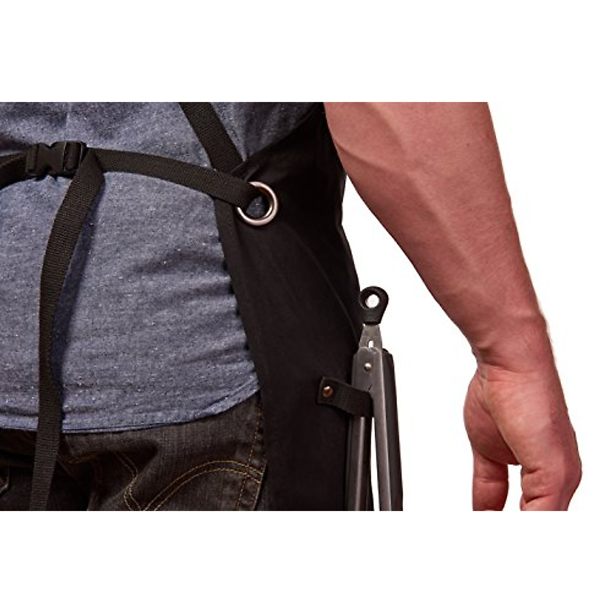 Hudson Durable Goods - Professional Grade Chef Apron - Black - 100% Cotton