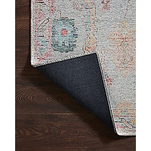 Loloi II Elysium Collection ELY-01 Pebble/Multi 5'-0" x 7'-6" Area Rug