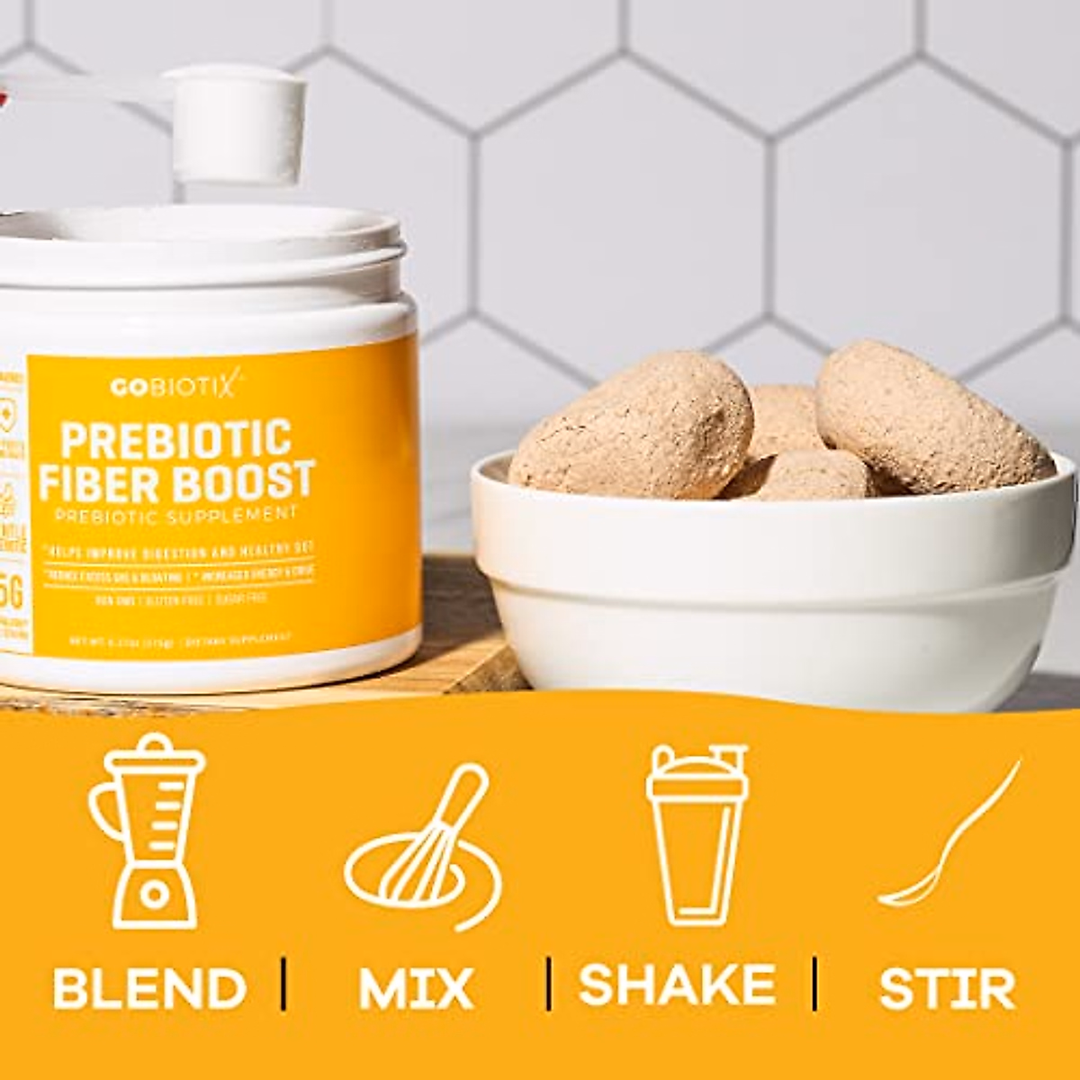 Prebiotic Fiber Supplement - Supports Gut Health and Digestive Regularity - Soluble Powder Fiber Supplement for Women + Men - Gummies Alternative - Gluten Free, Sugar Free, Keto, Vegan - 35 Serv