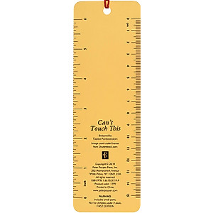 Can't Touch This Beaded Bookmark