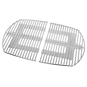 Stanbroil Solid Rod Stainless Steel Grill Cooking Grates for Weber Q300, Q320, Q3000, Q3100, Q3200 Series Gas Grill, Replacement Parts for Weber 7646