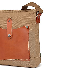 TSD Brand Super Horse Canvas Crossbody Bag