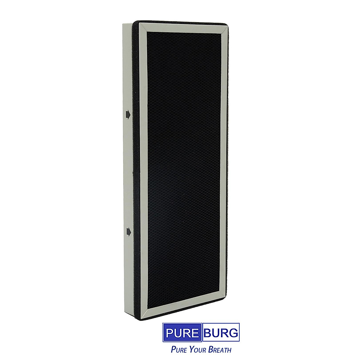 PUREBURG MS18 True HEPA Replacement Filter Set Compatible with Membrane Solutions MS18 Air Purifier, H13 4-Stage Filtration Activated Carbon Air Clean Dust VOCs Odor,2-Pack