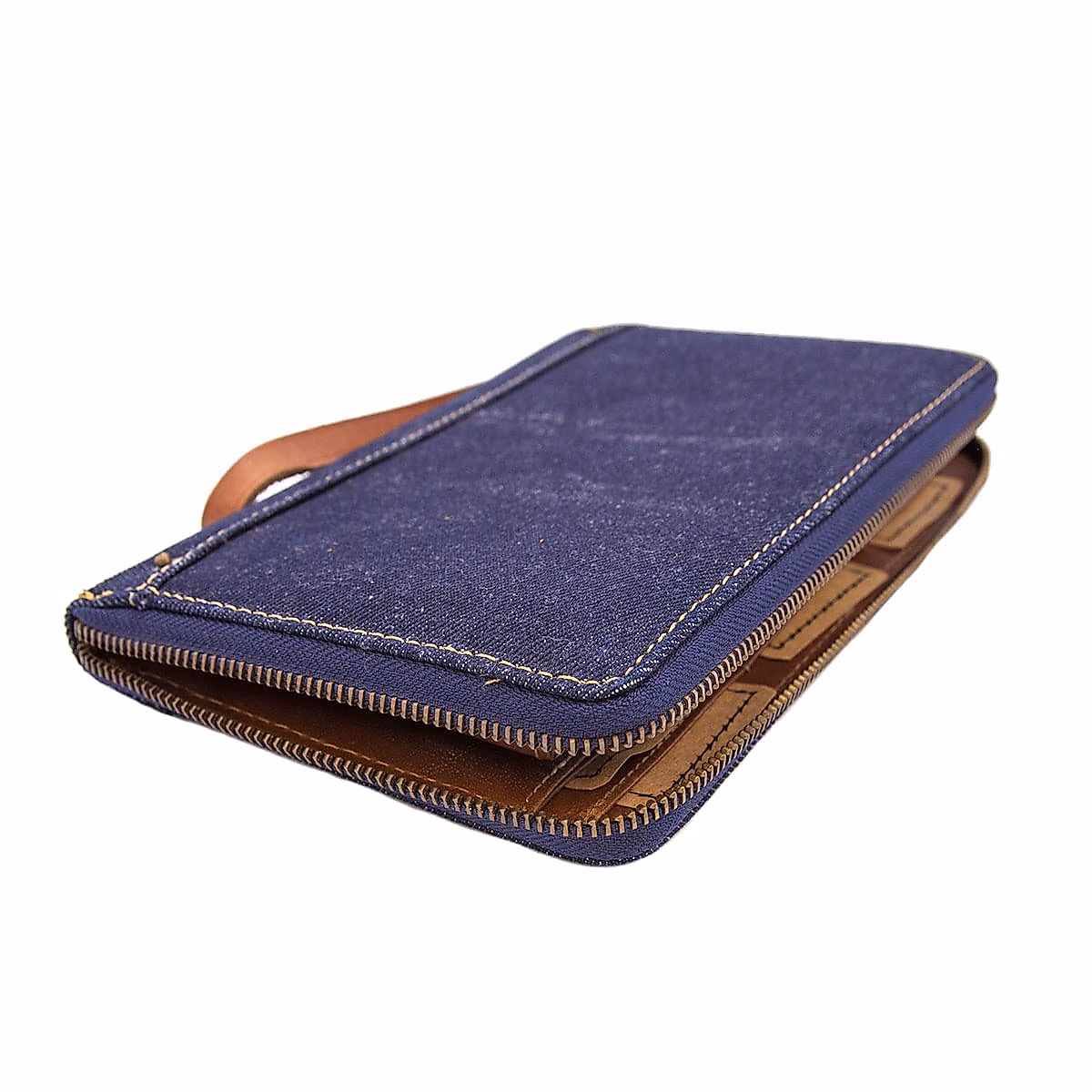 STS Ranchwear Women's Blue Bayou Collection Denim Zip Around BA Wallet Wristlet Clutch, One Size