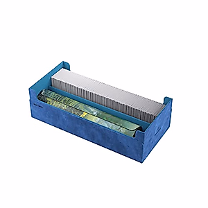 Dungeon 1100+ Convertible Deck and Game Accessories Box | Double-Sleeved Card Storage | Card Game Protector | Nexofyber Surface | Holds up to 1,000 Cards | Blue Color | Made by Gamegenic (GGS20116ML)
