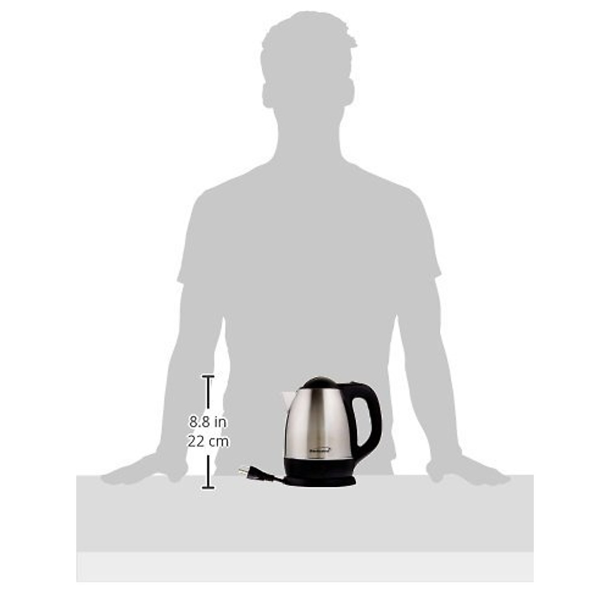 Brentwood 1.2 Liter Stainless Steel Tea Kettle Model KT-1770