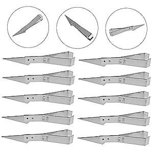 Grill Scraper Tool 10pcs Hair Puller Seafood Tools Hair Shaver Pin Bone Pliers Flat Hair Pliers Wool Puller Chicken Hair Tweezers Boneless Fish Bone Kitchen Supplies Razor Silver
