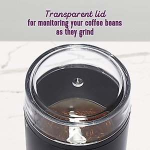 Mr. Coffee Simple Grind 14 Cup Coffee Grinder, Black