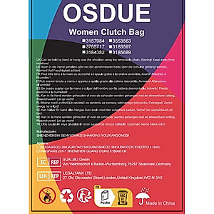 OSDUE Rhinestones Evening Bag, Full Rhinestone Bucket Bag, Glitter Evening Bag, Crystal Zipper Shoulder Bag for Wedding, Party, Club, Prom, Casual Date (Silver)