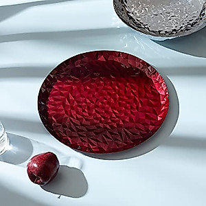 Alessi "Joy n 3" Round Tray in 18/10 Stainless Steel Mirror Polished, Silver