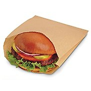 200 pcs 6" X 9" Brown Kraft Paper Bags for Candy, Cookies, Doughnut, Crafts, Party Favors, Sandwich, Jewelry, Merchandise, Gift Bags