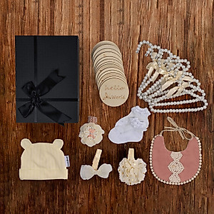 Luxurious New Born Baby Girl Gift Basket Alternative. Ideal for Baby Showers & Baby Girl Congratulation Gifts. Perfect Baby Girl Gift Set! Unique Baby Gift, Baby Gift Basket, Welcome Home Baby Girl!