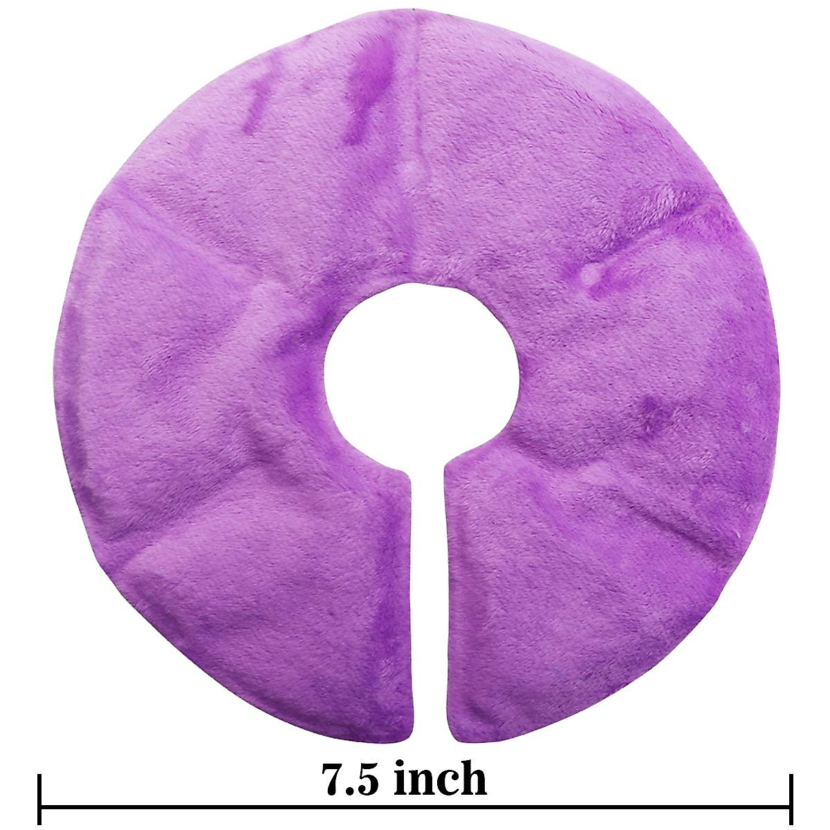 Breast Therapy Pads Breast Ice Pack, Hot Cold Breastfeeding Gel Pads, Boost Milk Let-Down with Gel Bead (Purple)