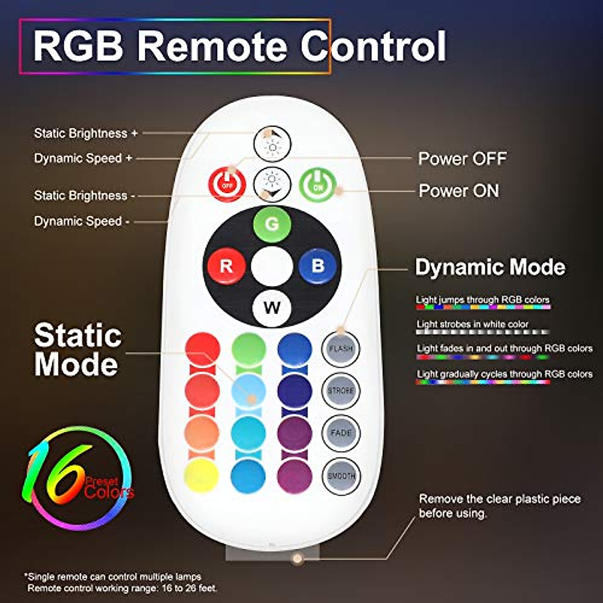 Magshion LED Light-Up Serving Tray 16 Color Cocktail Party Service Delivery Tray Rechargeable Multicolor Lighting Serving Trays Barware with Remote for Music Theme Birthday Party
