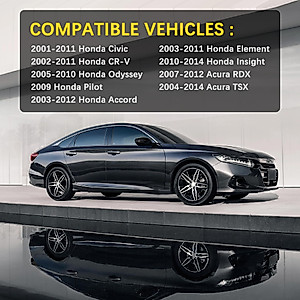 FAERSI HVAC Fan Blower Motor Resistor Replacement for Honda Accord Civic CR-V Element Odyssey Pilot Acura RDX TSX EL Replaces 79330-SDG-W41 79330S5A941 79330S5A942 79330SNAA01 RU438 JA1452