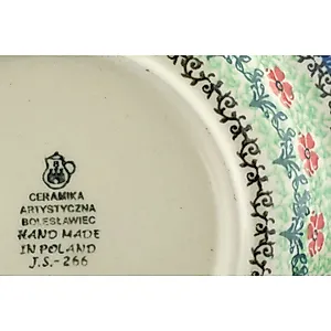 Polish Pottery Pasta Bowl 9-inch Maraschino made by Ceramika Artystyczna